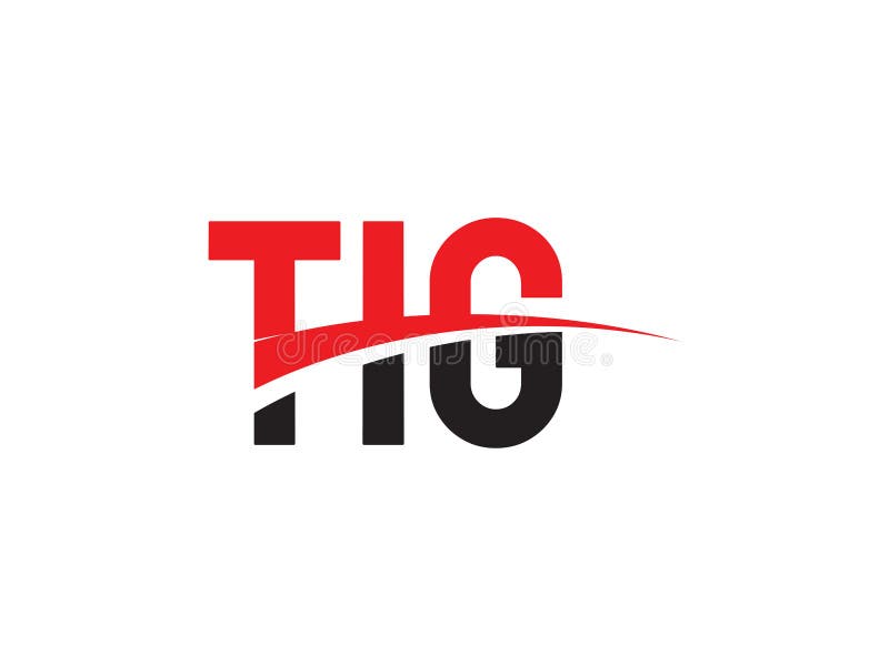 TIG Letter Initial Logo Design Vector Illustration Stock Vector ...