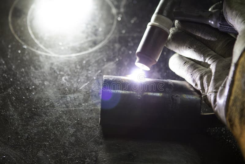 TIG Weld Test stock image. Image of industrial, craftsman - 45496693