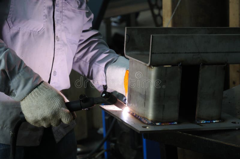 Tig Welding stock image. Image of manufacturer, metal - 17043051