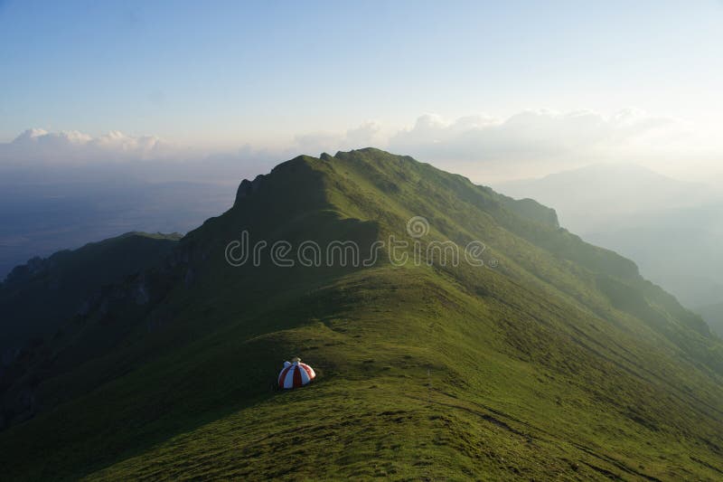Tiganesti Peak, Bucegi Mountains, Romania Stock Image - Image of summit ...