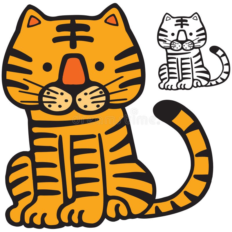 Scruffy cats stock vector. Illustration of group, pets - 6862231