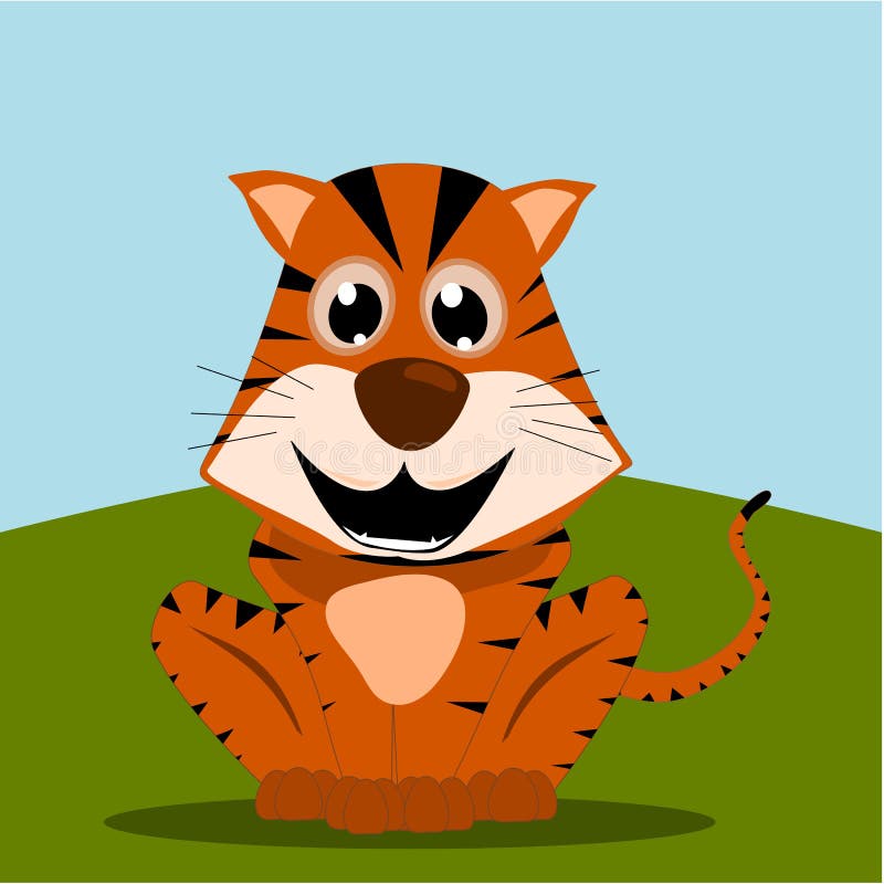 Laughing Tiger Drawing