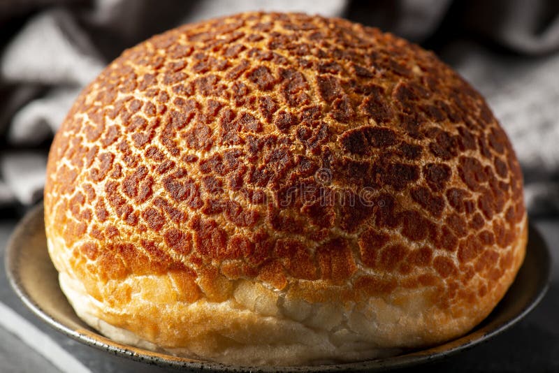 Tiger Bread Roll stock image. Image of flour, nutrition - 206809477