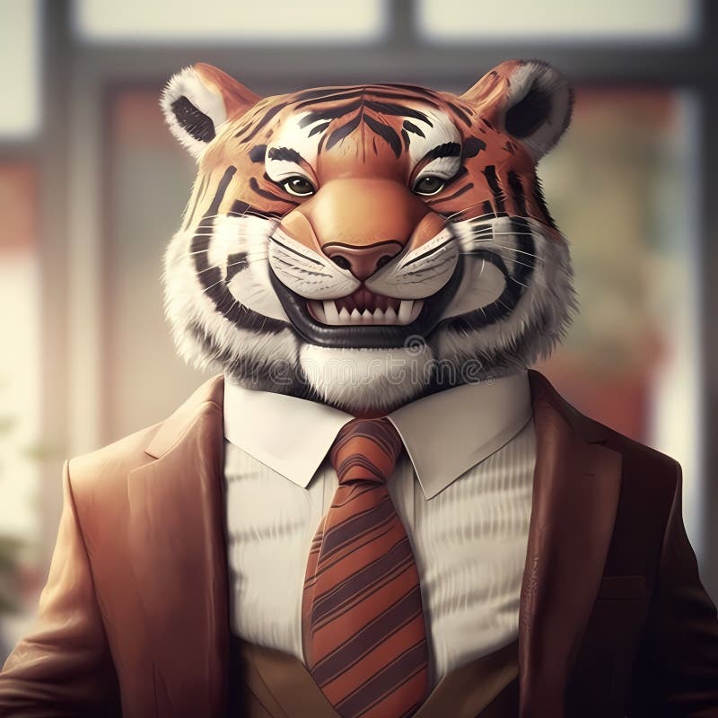 Office Tiger Stock Illustrations – 534 Office Tiger Stock Illustrations ...