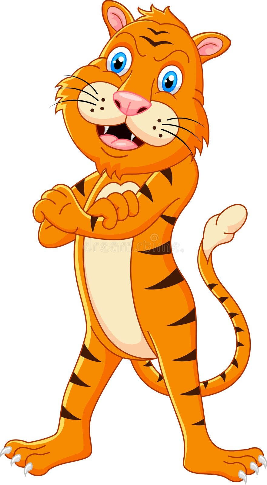 Illustration Standing Tiger Stock Illustrations – 1,685 Illustration ...