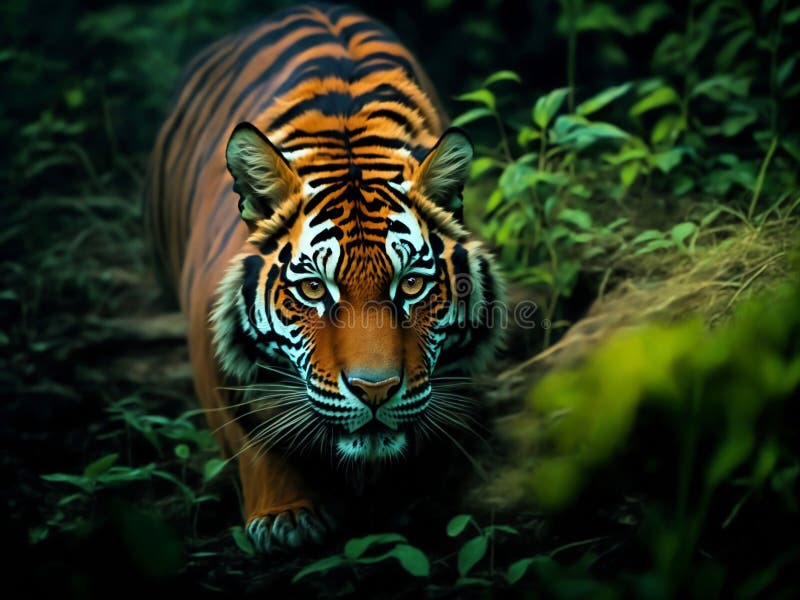Tiger Crawling Stock Illustrations – 239 Tiger Crawling Stock ...