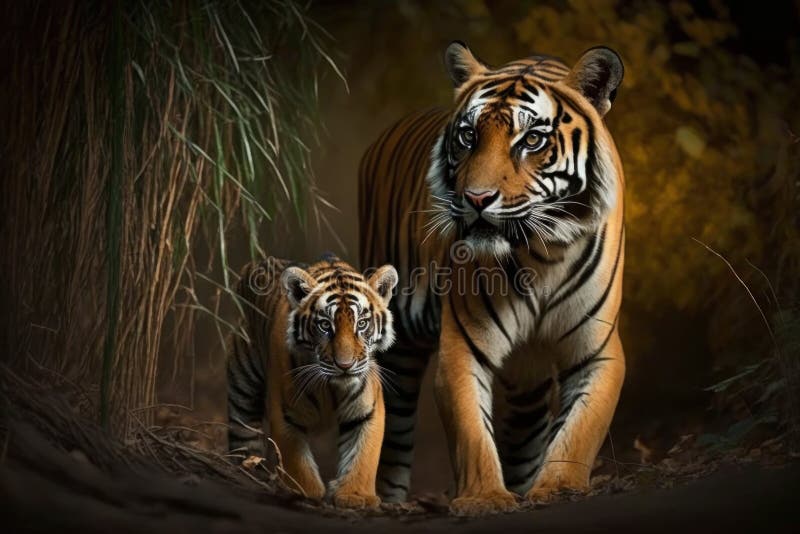 Tiger Cub Realistic Stock Illustrations – 72 Tiger Cub Realistic Stock ...