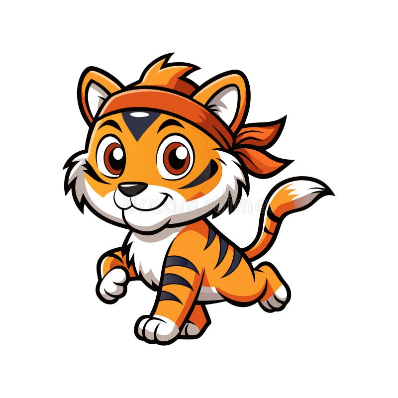 Tiger Cubs Dizzy Experience in Photography Stock Vector - Illustration ...