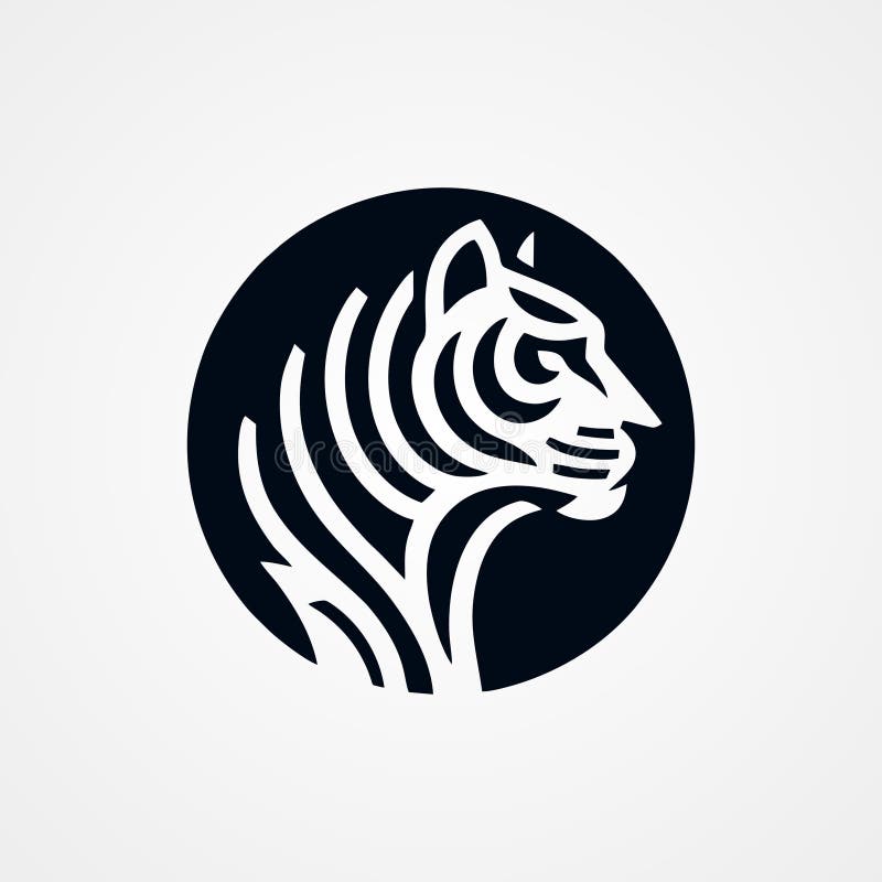 Tiger Design Logo Concept, Vector Template Icon Stock Vector ...