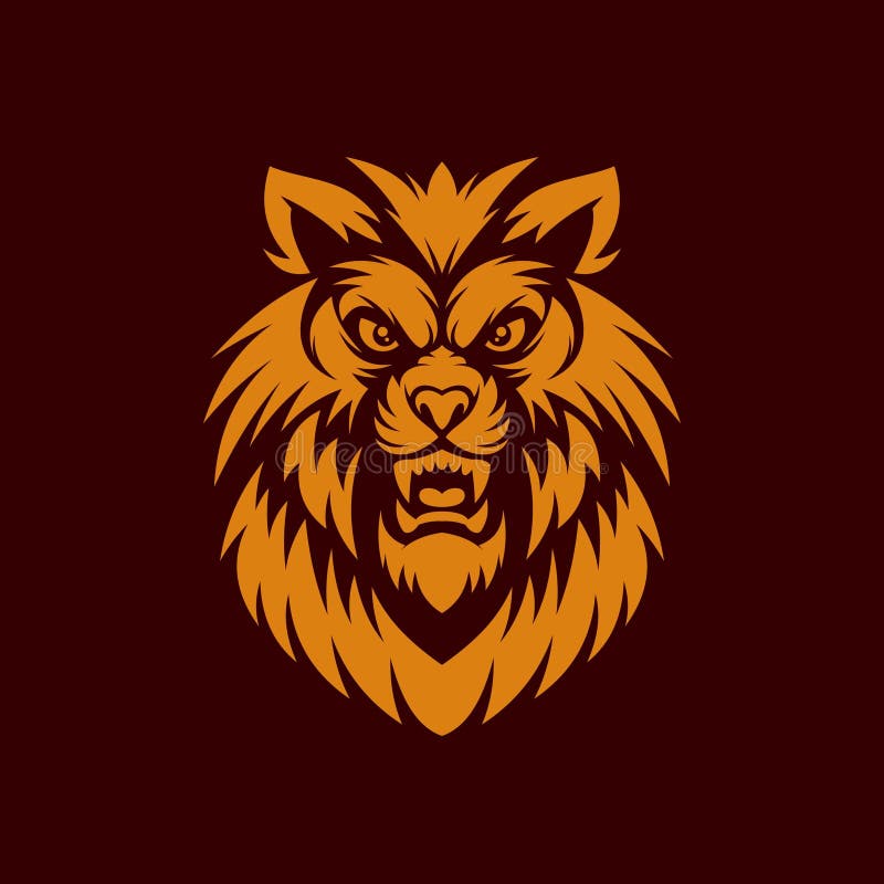 Tiger Face Mascot Logo Design Vector Illustration Stock Vector ...