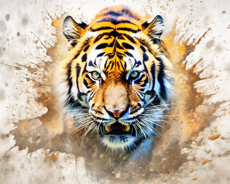 Tiger Form and Spirit through an Abstract Lens Dynamic and Expressive ...