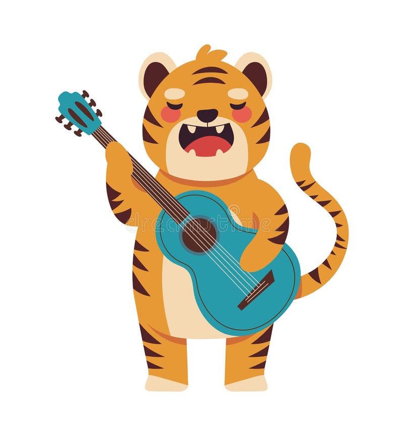 Tiger Musician Stock Illustrations – 143 Tiger Musician Stock ...