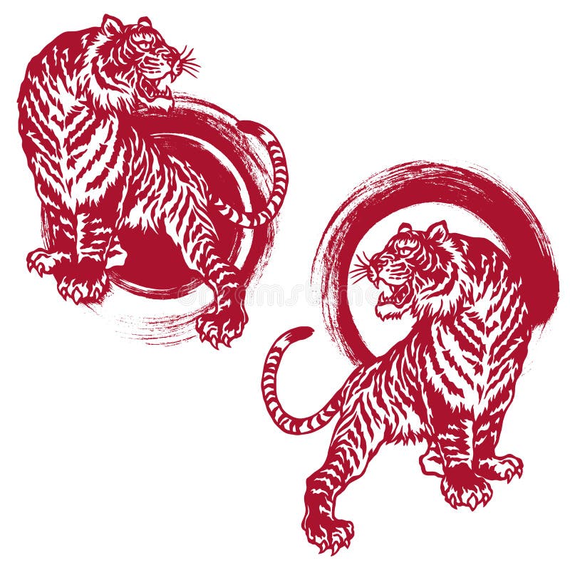 Tiger Writing Stock Illustrations – 555 Tiger Writing Stock ...