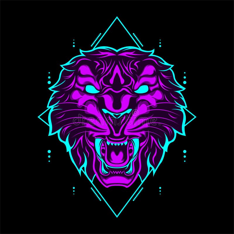 Tiger Head Illustration in Geometric Style Stock Vector - Illustration ... Tiger Head Illustration in Geometric Style Stock Vector - Illustration ...