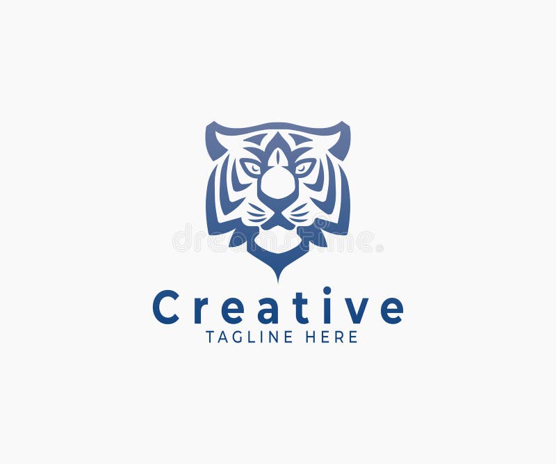 Tiger Head Logo Design Template Simple Gradient, Jaguar Logo, Tiger ...
