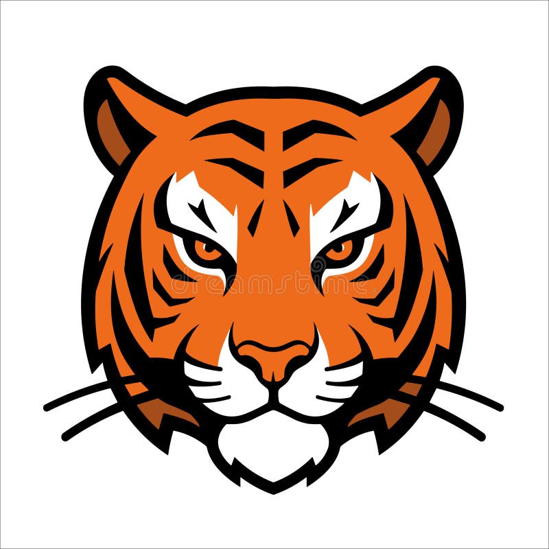 Tiger Head Vector Logo Concept Illustration Stock Illustrations – 1,906 Tiger Head Vector Logo ...