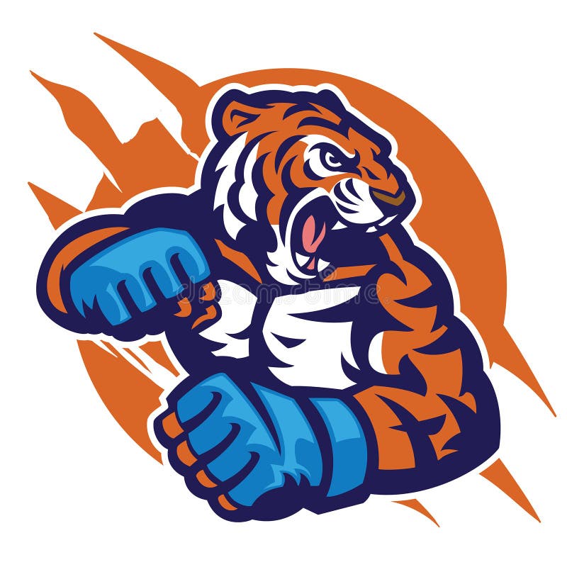 Tiger head mascot stock vector. Illustration of sport - 36104998