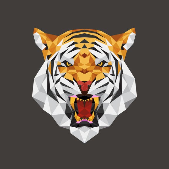 Geometric Tiger Stock Illustrations – 17,520 Geometric Tiger Stock ...
