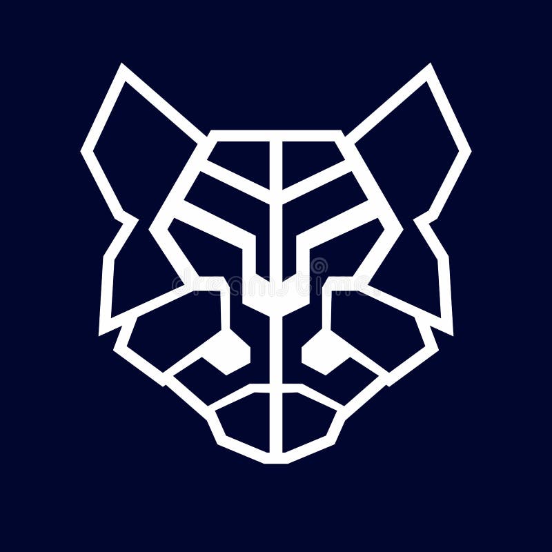 Tiger Head Technology Logo Design Vector Stock Vector - Illustration of ...