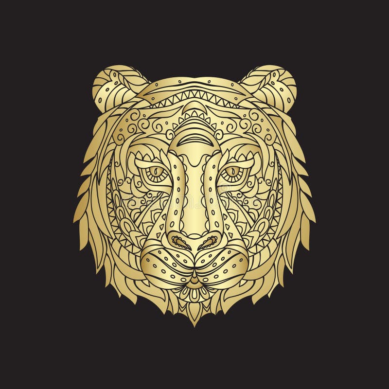 Golden Tiger Logo Stock Illustrations – 1,819 Golden Tiger Logo Stock ...