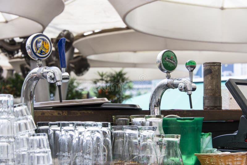 Heineken Beer Tap editorial stock image. Image of beer - 19246234