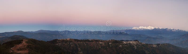 Tiger Hill Sunrise stock photo. Image of pass, sikkim - 15296164
