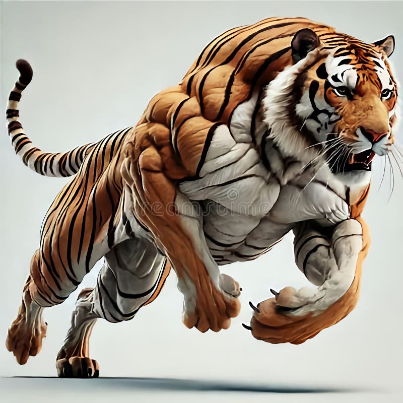 Tiger stock illustration. Illustration of predator, jungle - 348213834
