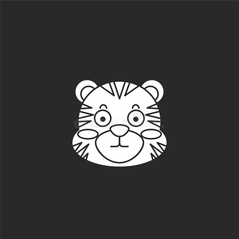 Tiger Icon. Filled Tiger Icon for Website Design and Mobile, App ...