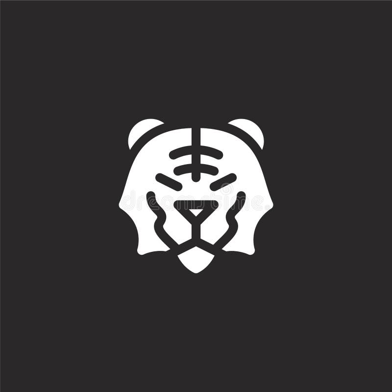 Tiger Icon. Filled Tiger Icon for Website Design and Mobile, App ...