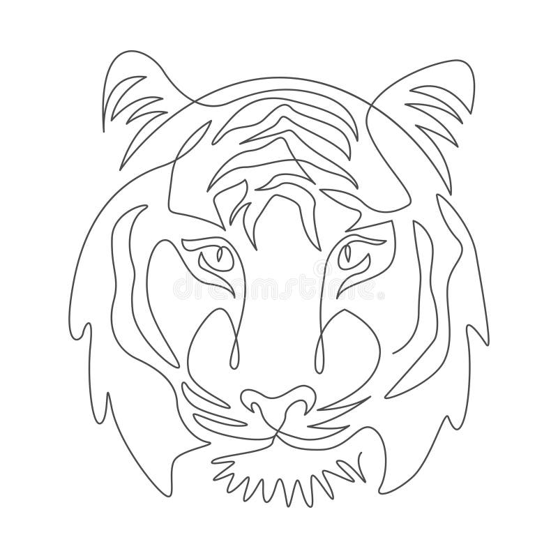 Tiger icon logo design stock vector. Illustration of wildlife - 272825219