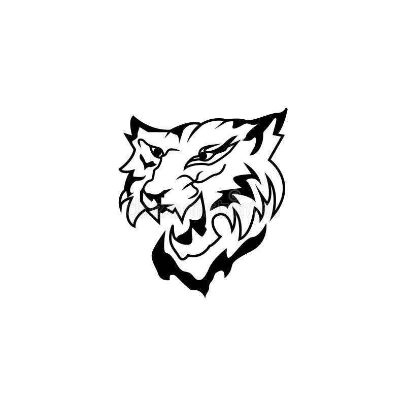 Tiger Icon and Symbol Template Illustration Stock Vector - Illustration ...