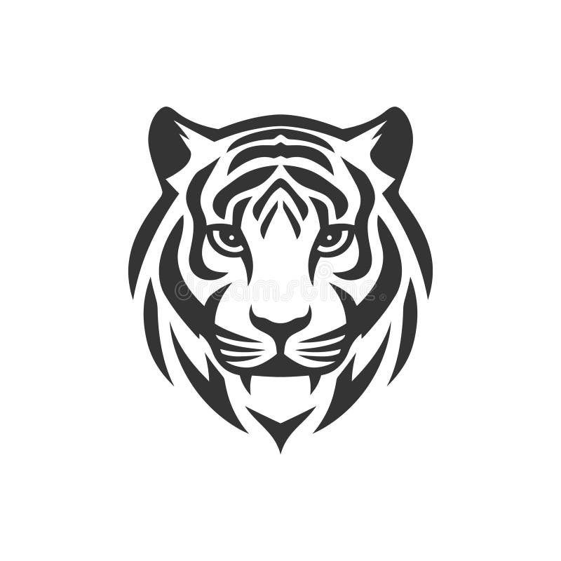 Tiger icon stock vector. Illustration of wildlife, simple - 293140401