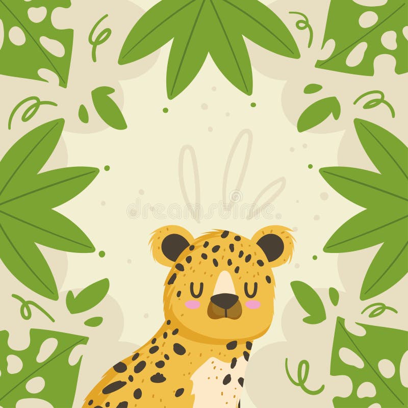 Tiger jungle animal stock vector. Illustration of vector - 265645242