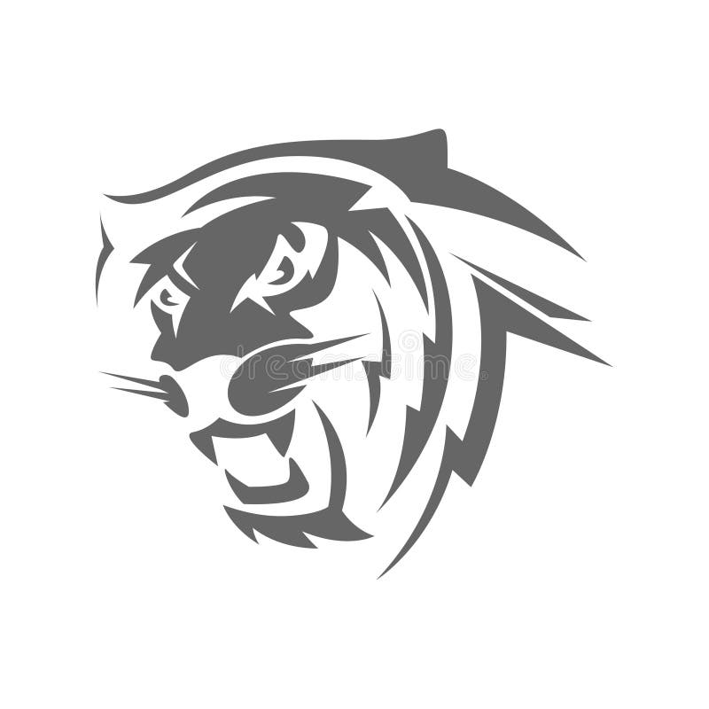 Tiger logo icon design stock vector. Illustration of animal - 277599664
