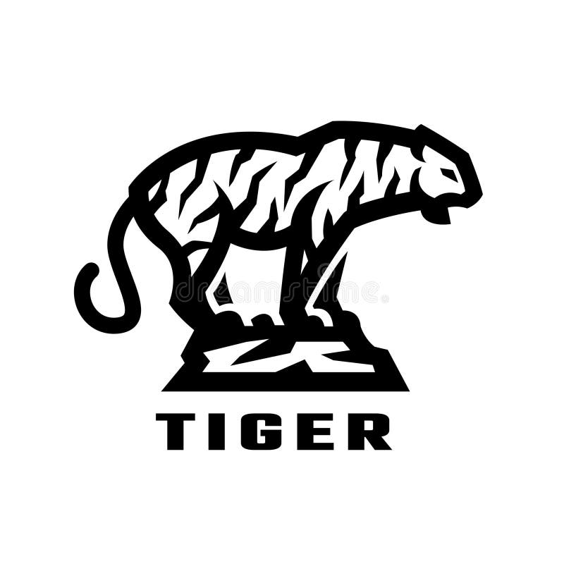 Tiger logo, symbol. stock vector. Illustration of wildlife - 342446385