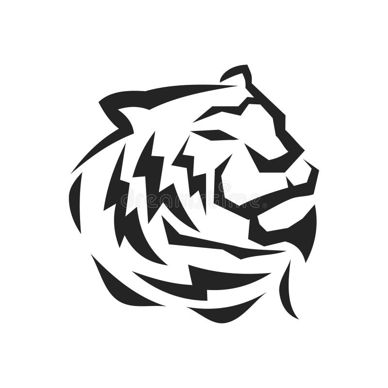Tiger Logo Template Isolated. Brand Identity. Icon Abstract Vector ...