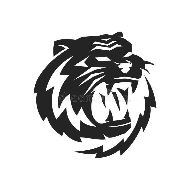 Tiger Logo Template Isolated. Brand Identity. Icon Abstract Vector ...