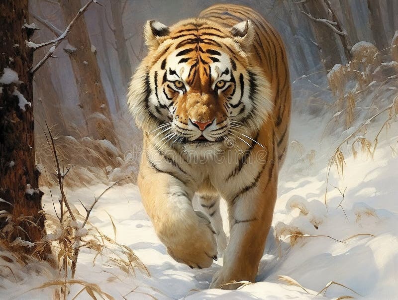 Tiger stock illustration. Illustration of wildlife, imagine - 293682713