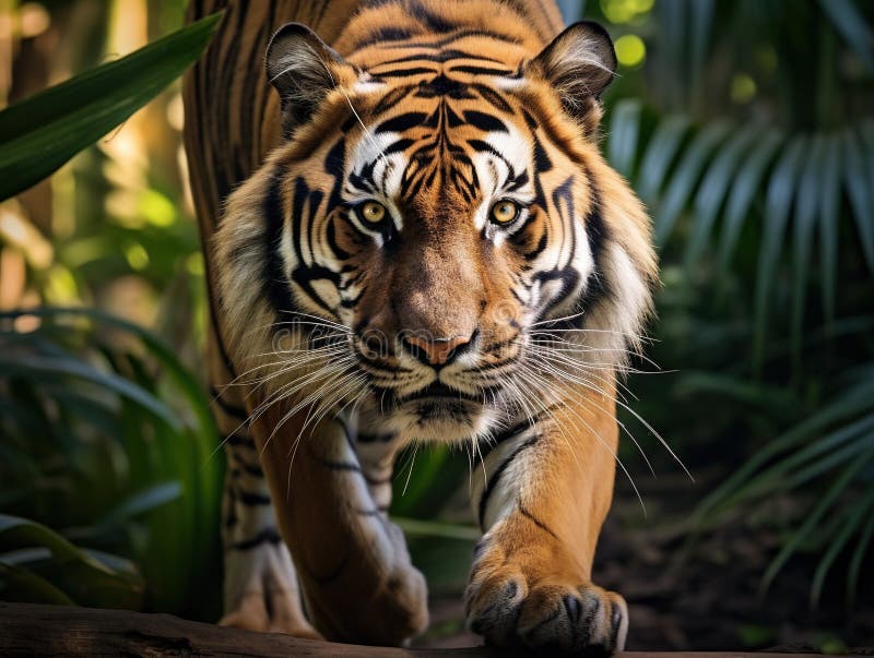 Tiger stock illustration. Illustration of imagine, endangered - 293683084