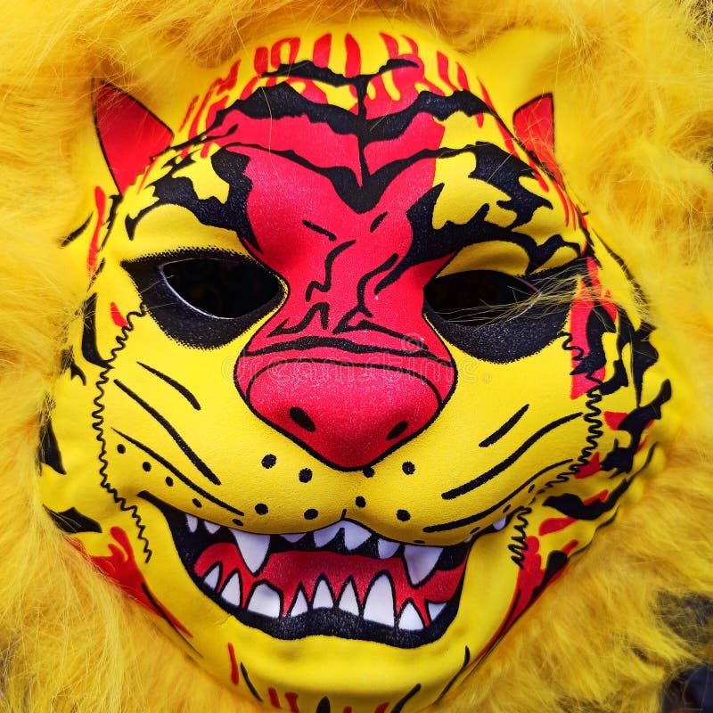 Cat with Tiger Mask Near 2022 in Wood Stock Photo - Image of sausage ...