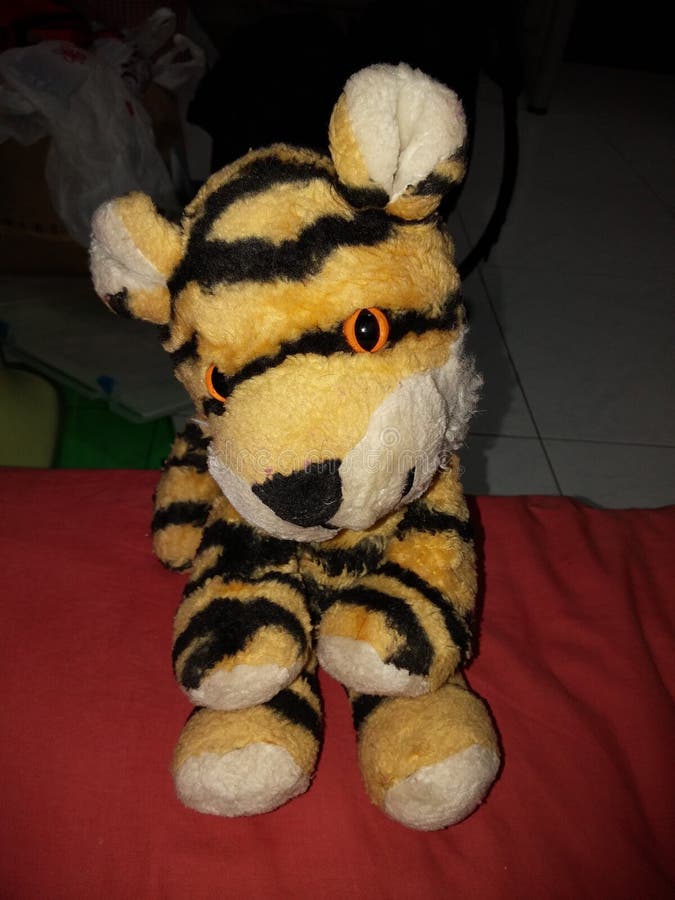 Tiger stock image. Image of tiger, mobil, plushie, esso - 49935353