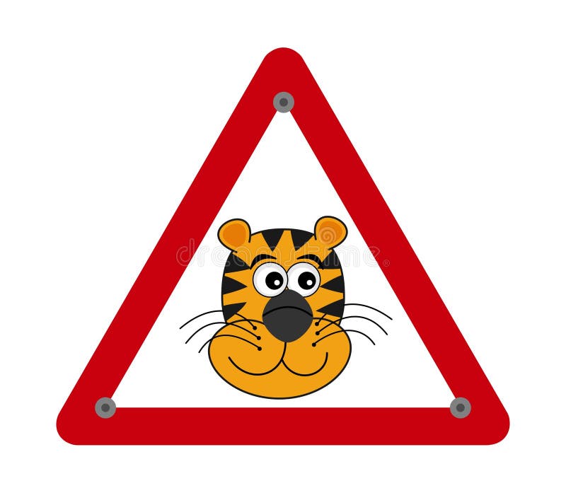 Triangular Danger Signs. Big Yellow Set. Vector Graphics Stock Vector ...