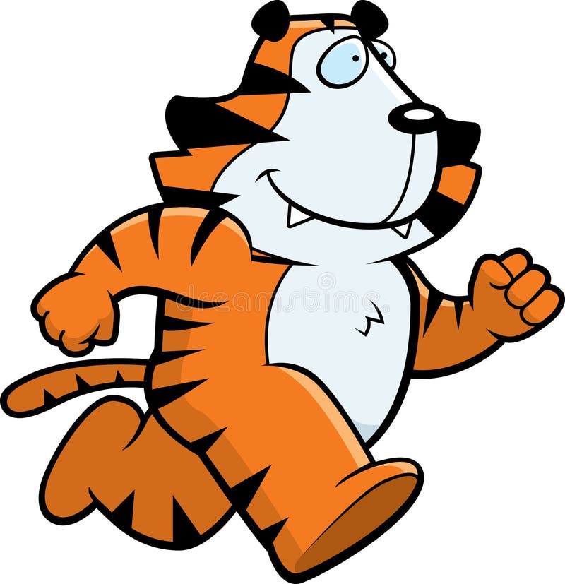 Animated Tiger Running