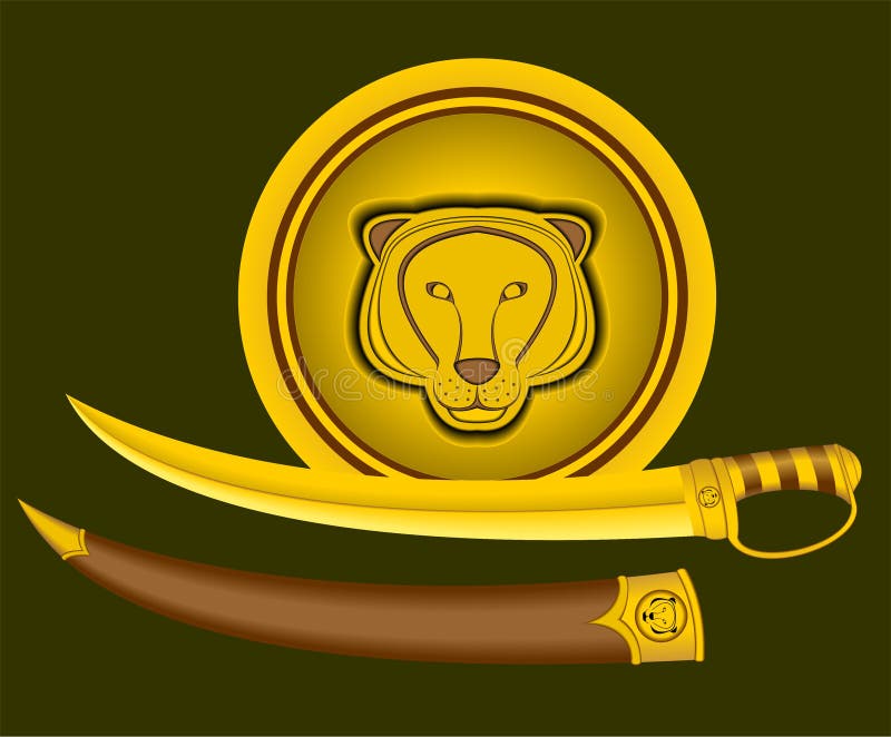 Shield With Tiger Promoting Precepts: Awareness, Support And Protection ...