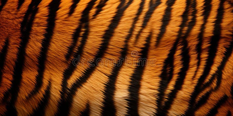 Tiger Skin Texture. Wild Bengal Leather, Wildcat Fur Background ...
