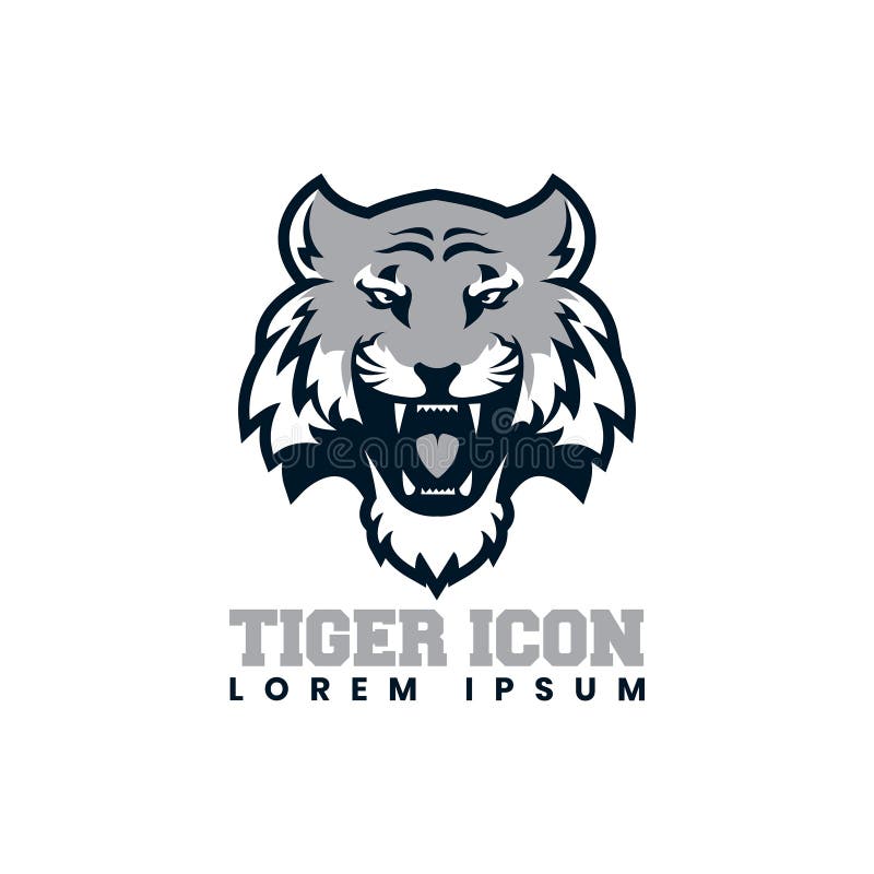 Tiger Sport Mascot Logo Design Stock Illustration - Illustration of ...