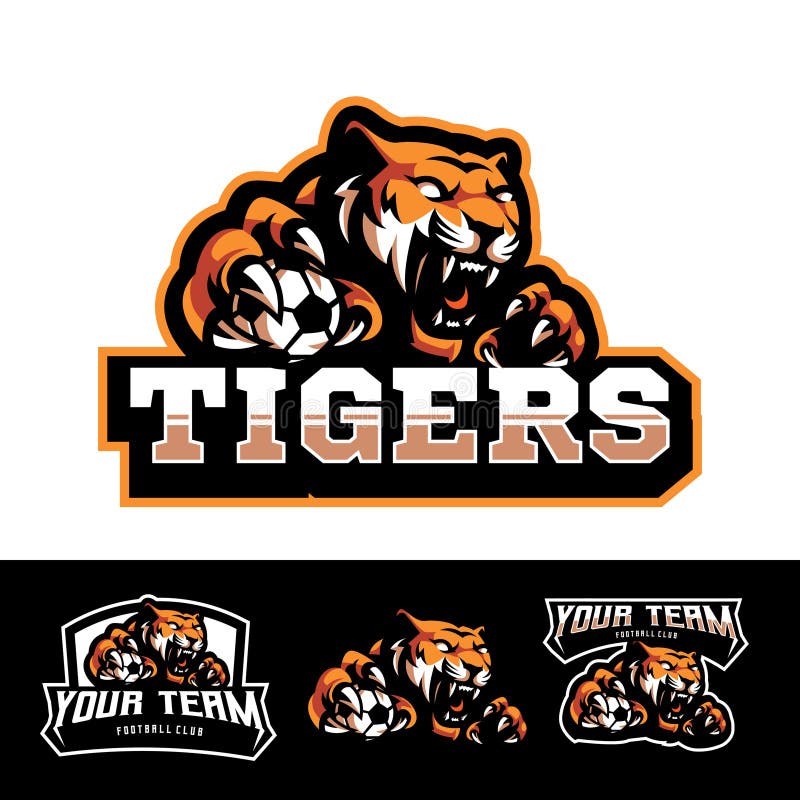 Tiger logo sports stock vector. Illustration of wildcat - 351546448