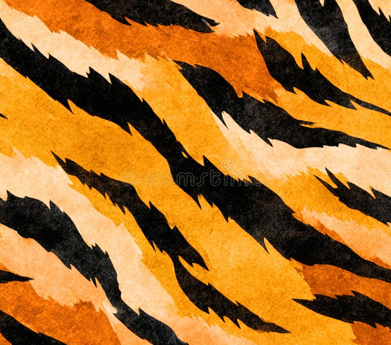 Fierce Tiger Stripe Pattern Stock Illustrations – 230 Fierce Tiger ...