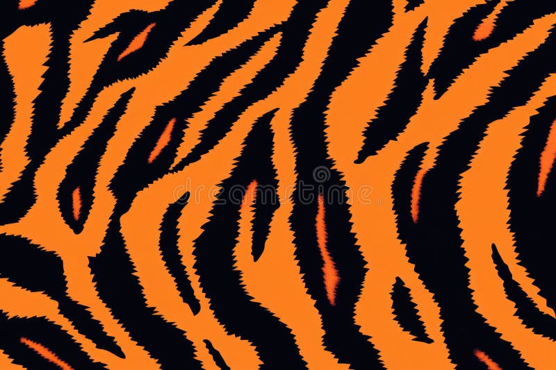 Tiger Stripes Pattern stock illustration. Illustration of tiger - 361860798