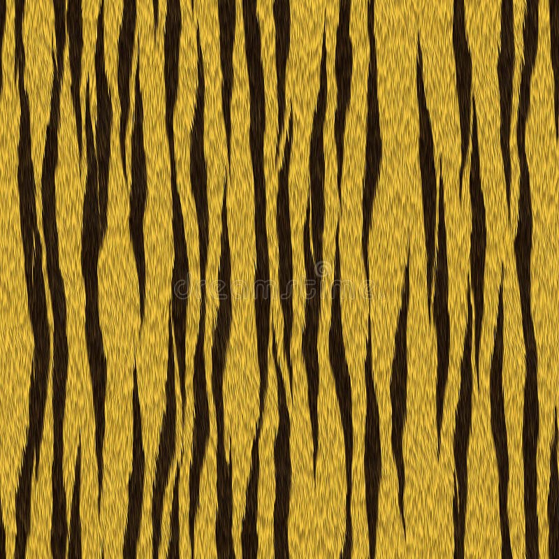 Tiger Stripes Skin Seamless Pattern Stock de ilustración - Ilustración ...